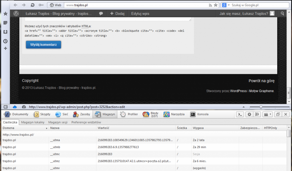 Jak znaleźć pliki cookie (ciasteczka) w przeglądarce?