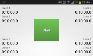 Zegar dla gracza na Android